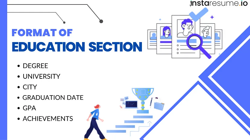 How to write educational qualification in resume with examples