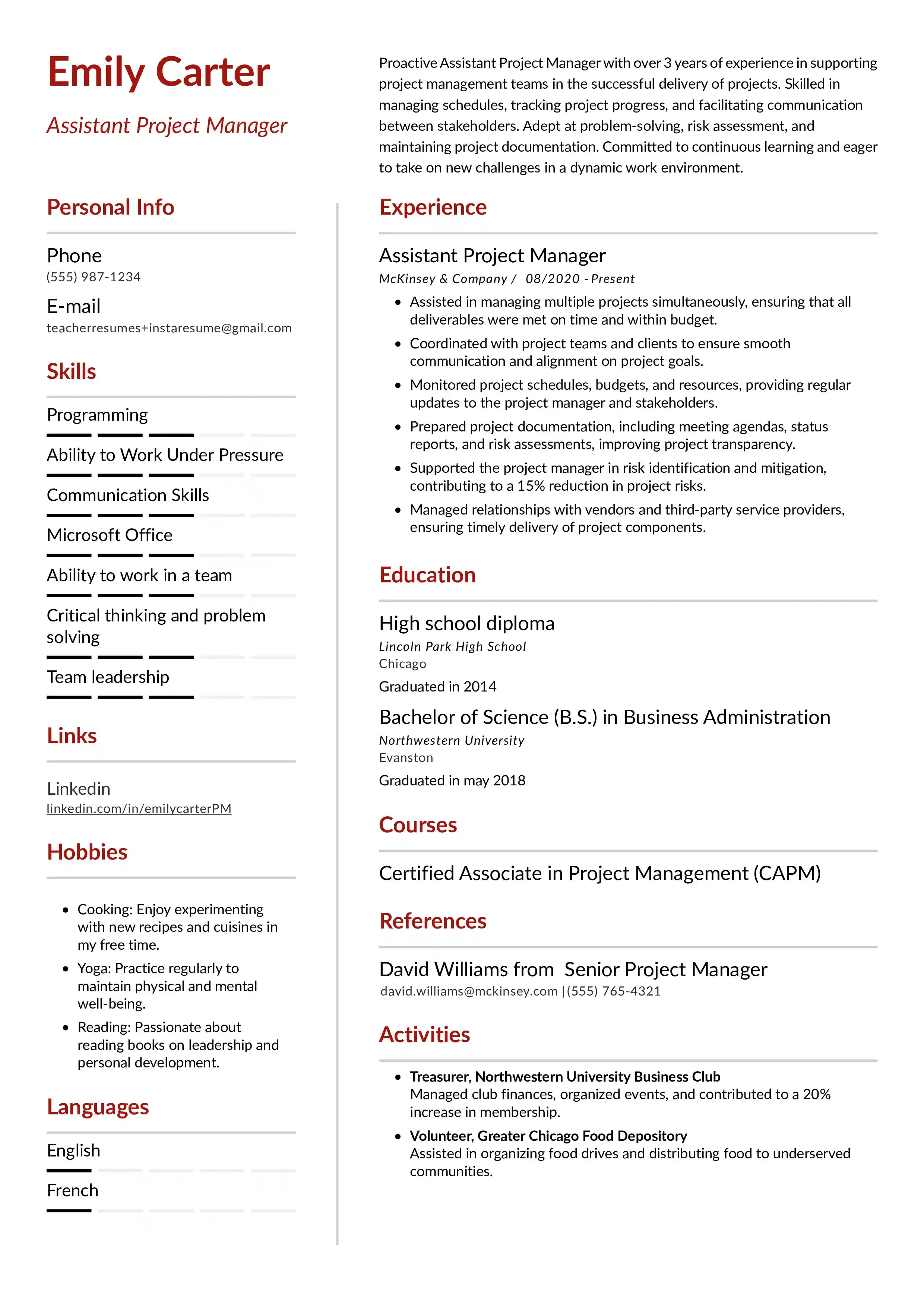 Job winning modern and best resume templates (Free) · InstaResume.io